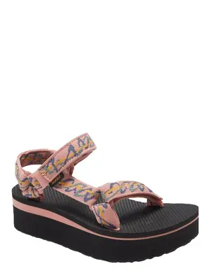 Teva Teva Universal Flatform Sandal Ziggy Rose Tan