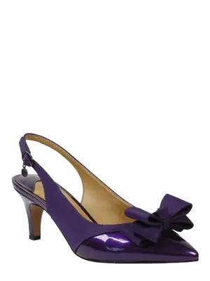 J. Reneé J. Reneé Gabino Slingback Pump Purple Fabric