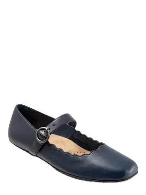Trotters Sugar Mary Jane Flat - Navy