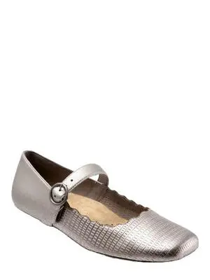 Trotters Sugar Mary Jane Flat - Pewter