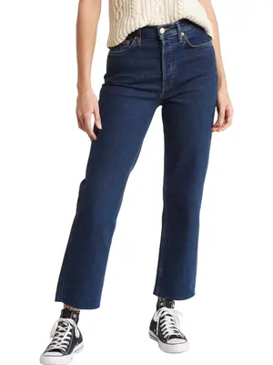 RE/DONE Originals High-Waist Stovepipe Jeans Drw