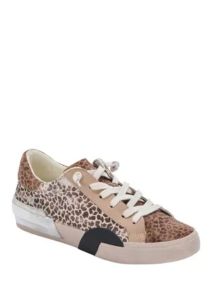 Dolce Vita Dolce Vita Zina Low-Top Sneakers Leopard Multi Dusted Suede