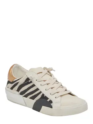 Dolce Vita Dolce Vita Zina Low-Top Sneakers Zebra Fabric