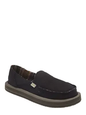 Sanuk Sanuk Donna Slip-On Sneaker Black/black