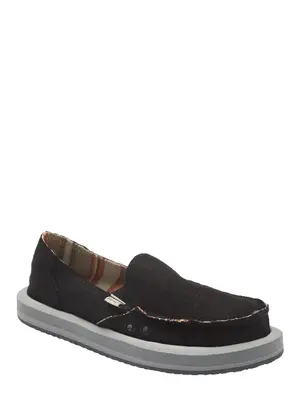Sanuk Sanuk Donna Slip-On Sneaker Ebony