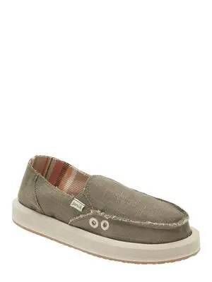 Sanuk Sanuk Donna Slip-On Sneaker Green