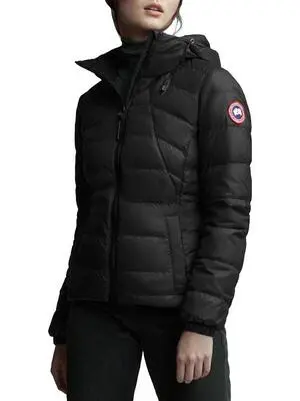 Canada Goose Abbott Packable Hooded Down Jacket - Black - Noir