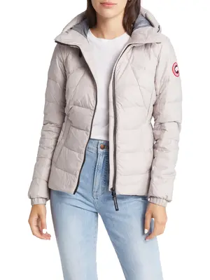 Canada Goose Canada Goose Abbott Packable Hooded Down Jacket Lucent Rose