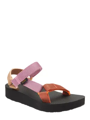 Teva Teva Midform Universal Sandal Metallic Pink Multi