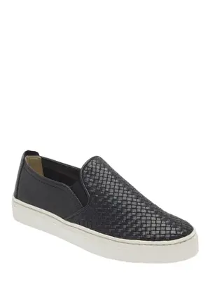 The Flexx The FLEXX Woven Slip-On Sneaker Black Multi
