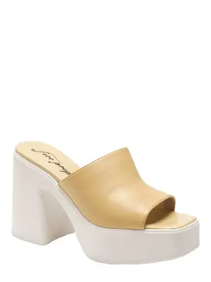 Free People Zoe Platform Slide Sandal Lightning Bug