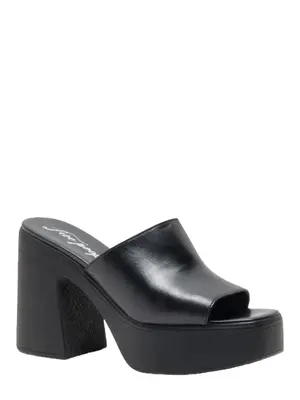Free People Zoe Platform Slide Sandal Onyx