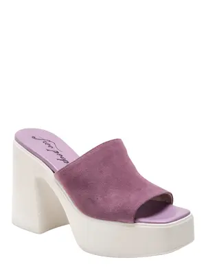 Free People Zoe Platform Slide Sandal Orchid