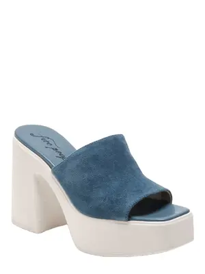 Free People Zoe Platform Slide Sandal Winding River