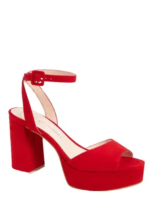Chinese Laundry Platform D'Orsay Sandal Lollipop Red