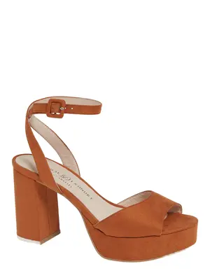 Chinese Laundry Platform D'Orsay Sandal Umber Suede