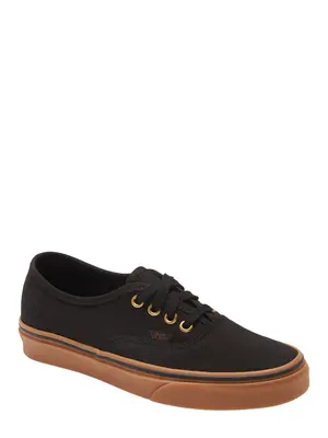 VANS Authentic Lace-Up Sneakers Black/ Rubber