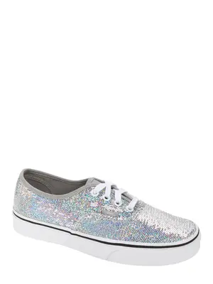 VANS Authentic Lace-Up Sneakers Micro Sequins