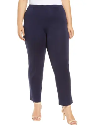 Ming Wang Ming Wang Knit Ankle Pants Indigo