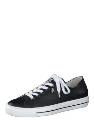 Paul Green Paul Green Carly Low Top Sneaker Black Leather
