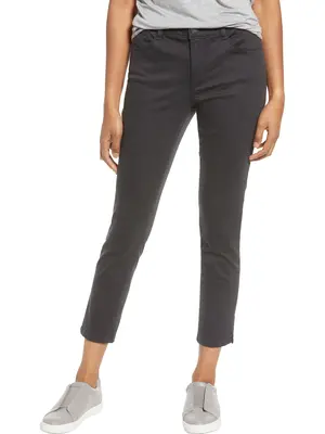 Wit & Wisdom Ab'solution High-Waist Ankle Skinny Pants Dark Licorice