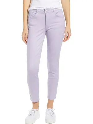 Wit & Wisdom Ab'solution High-Waist Ankle Skinny Pants Lavender Dust