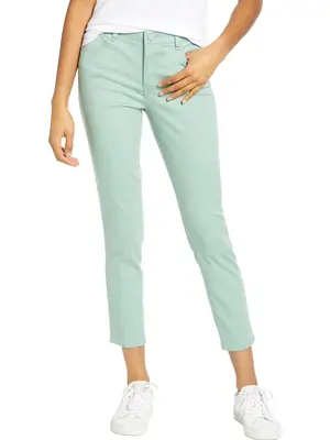 Wit & Wisdom Ab'solution High-Waist Ankle Skinny Pants Scct-succulent