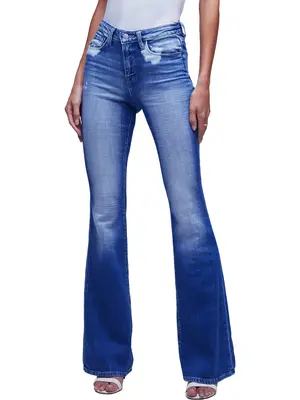 L'Agence L'AGENCE Bell High-Rise Flare Jeans Montana