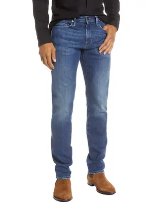 FRAME L'homme Slim Fit Jeans Deep Ocean