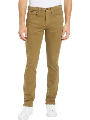 FRAME L'homme Slim Fit Jeans Nutria