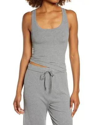 SKIMS Soft Lounge Tank - Heather Gray