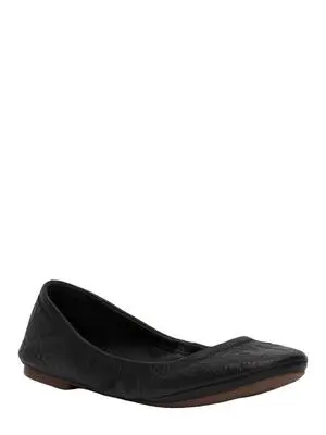 Lucky Brand Lucky Brand "Emmie" Flat Black Lrgfrl