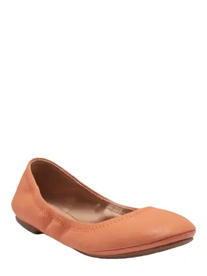 Lucky Brand Lucky Brand "Emmie" Flat Melon Leather