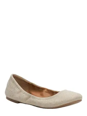 Lucky Brand Lucky Brand "Emmie" Flat Natural/ Platinum