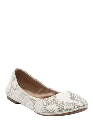 Lucky Brand Lucky Brand "Emmie" Flat Stucco Leather