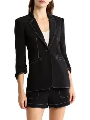Cinq À Sept Cinq À Sept Khloe Blazer Black/ivory