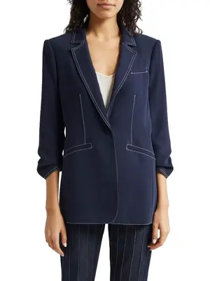 Cinq À Sept Cinq À Sept Khloe Blazer Navy/ivory
