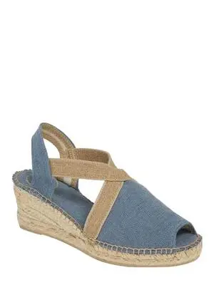 TONI PONS Toni Pons Breda Sandal Blue Fabric