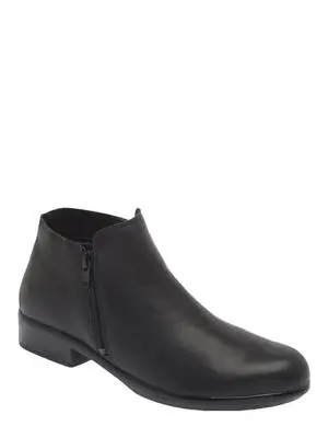 Naot Helm Ankle Boot - Water Resistant Black Leather