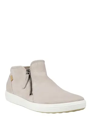 Ecco ECCO Soft 7 Mid Top Sneaker Grey Rose