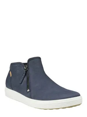 Ecco ECCO Soft 7 Mid Top Sneaker Marine
