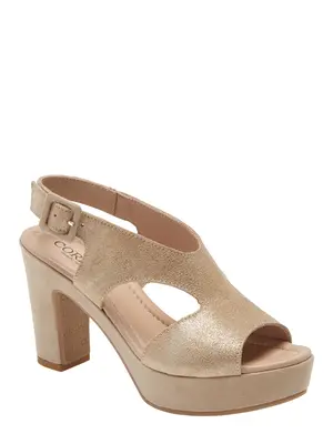 Cordani Cordani Taylin Platform Sandal Dusty Gold Suede