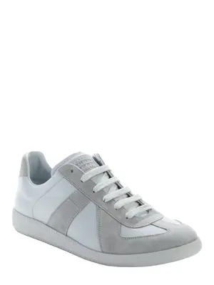 MAISON MARGIELA Maison Margiela Replica Low Top Sneaker Azure/ Silver Pearl