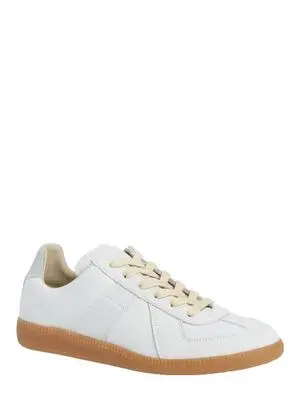 MAISON MARGIELA Maison Margiela Replica Low Top Sneaker Silver Birch