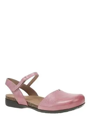 Dansko Dansko Rowan Flat Pink