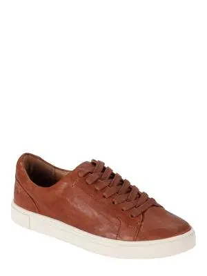 Frye Ivy Low Top Sneakers - Cognac - Oyster