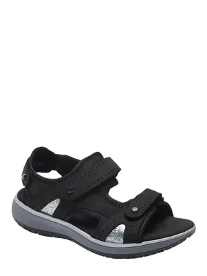 SAS SAS Embark Sandal Nero Leather