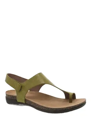 Dansko Reece Slingback Sandal Cactus Waxy Burnished