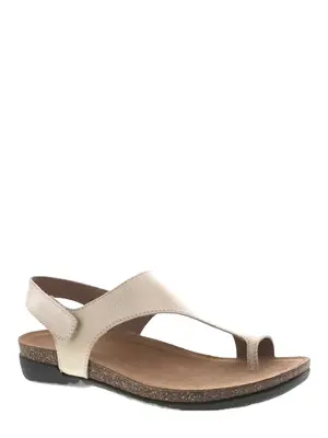 Dansko Reece Slingback Sandal Linen Milled Burnished