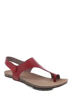 Dansko Reece Slingback Sandal Red Burnished Leather
